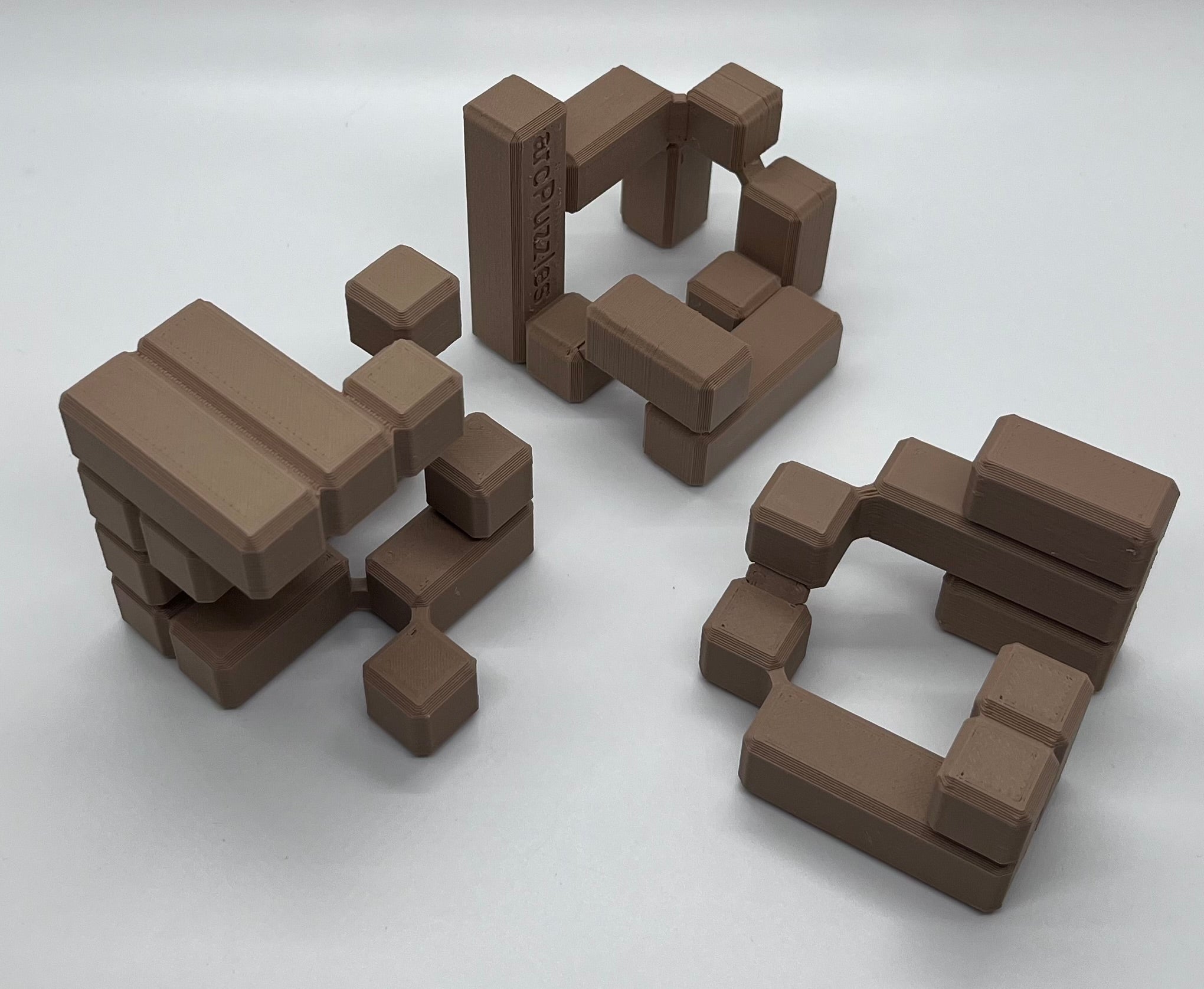 ECTIC - 3D Printed Wood Filament Puzzle – ARCpuzzles.com