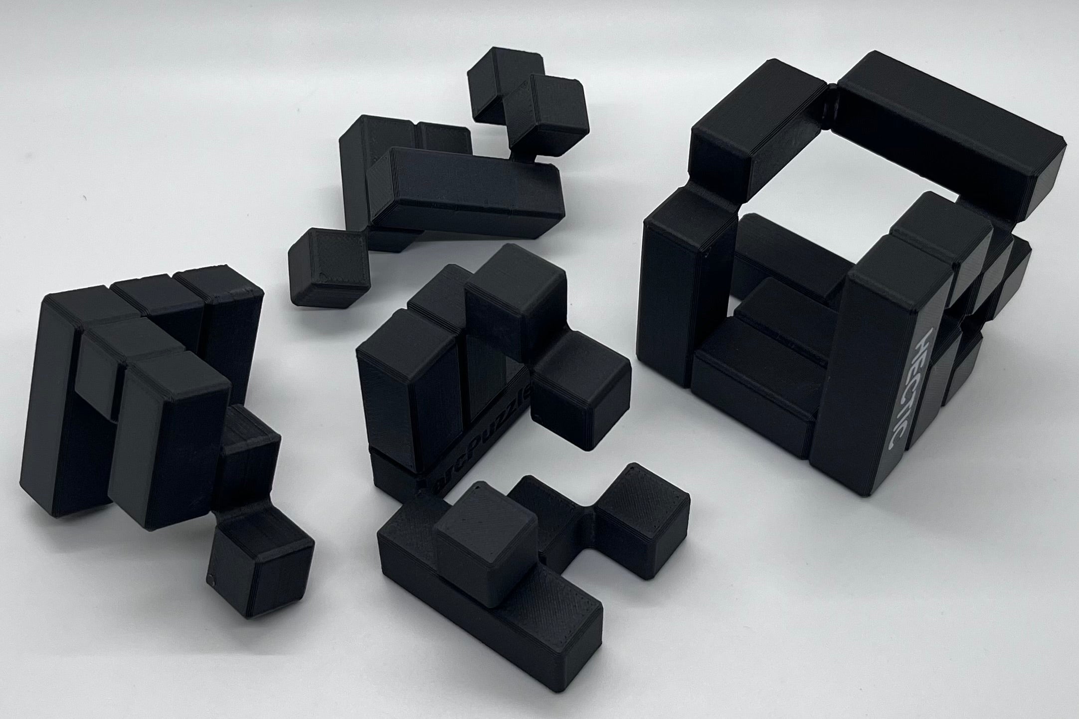 HecTIC - 3D Printed Wood Filament Puzzle – ARCpuzzles.com