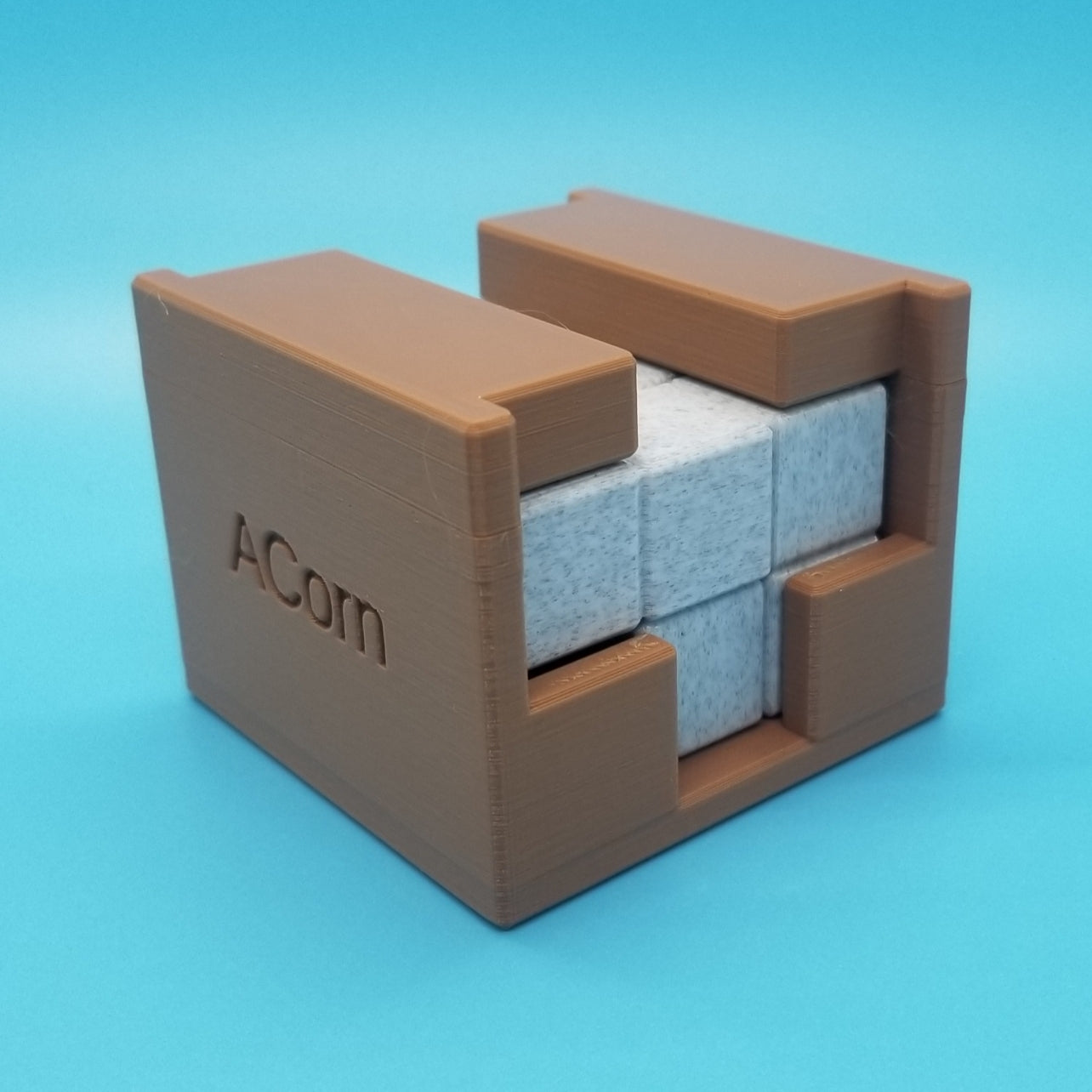 ACorn 1 & 2 - Rotational 3D Printed Packing Puzzles – ARCpuzzles.com
